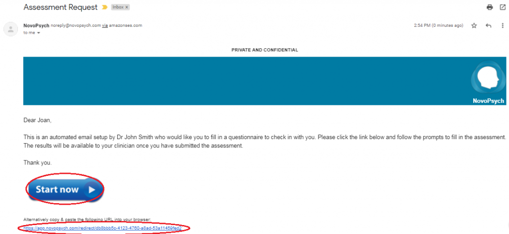Schedule Assessments with Reoccurring Emails - NovoPsych