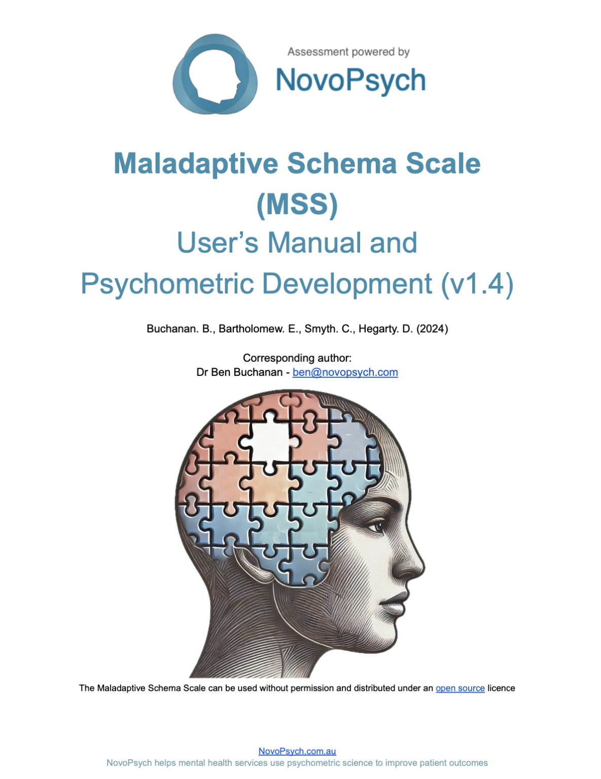 MSS - Maladaptive Schema Scale
