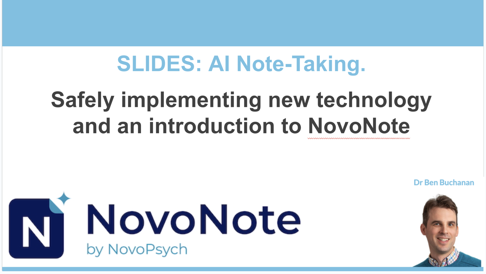 Webinar: AI Note Taking - NovoPsych