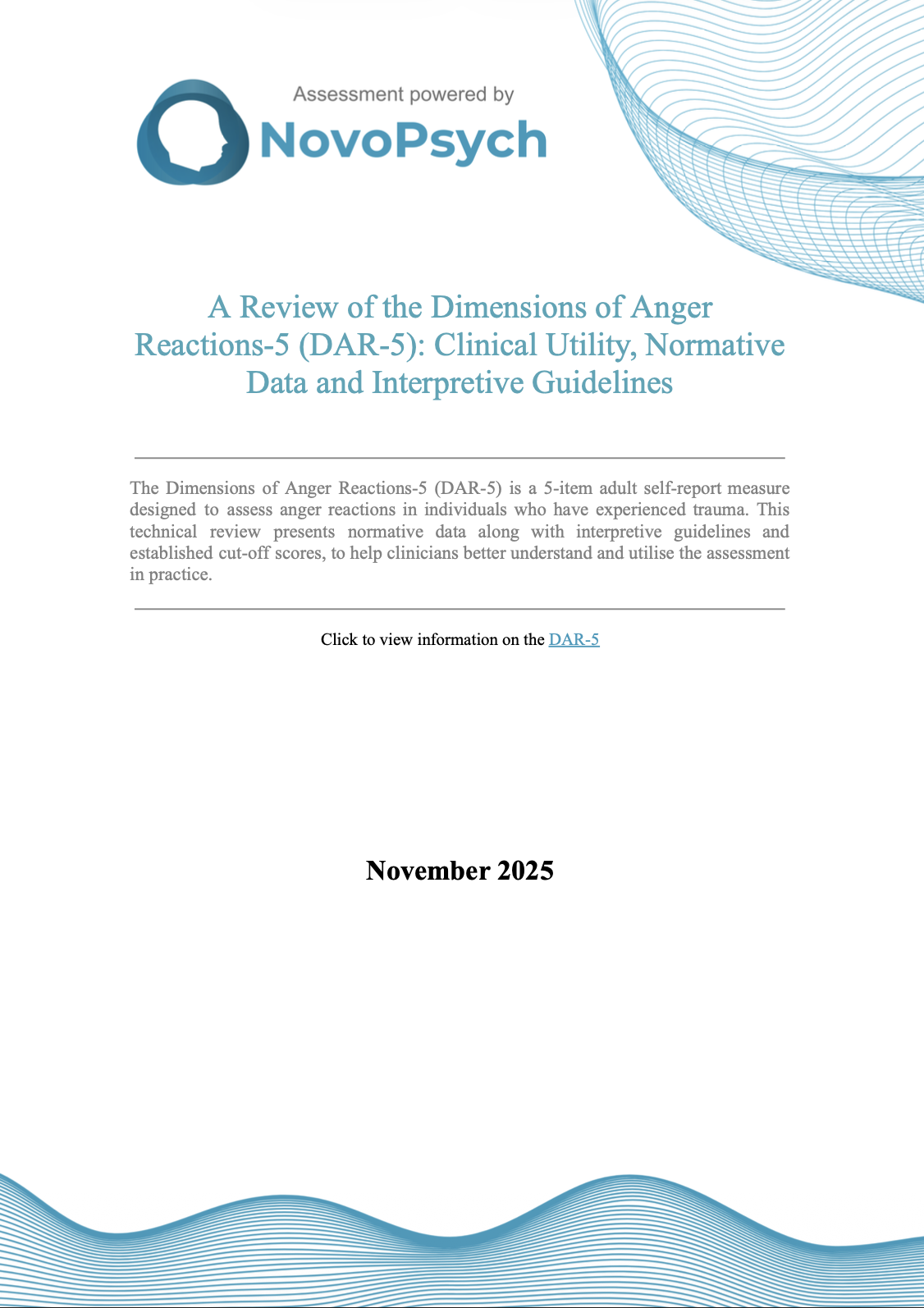 DAR-5 - Dimensions of Anger Reactions