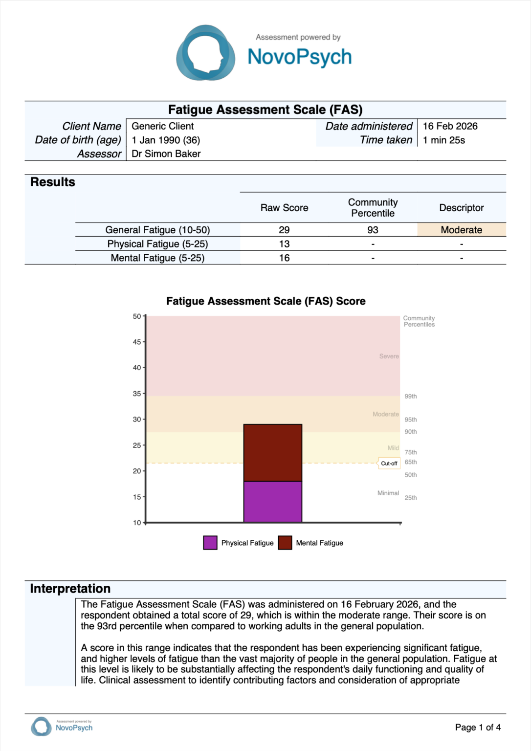 FAS - Fatigue Assessment Scale
