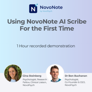 Product Demo Videos - NovoPsych